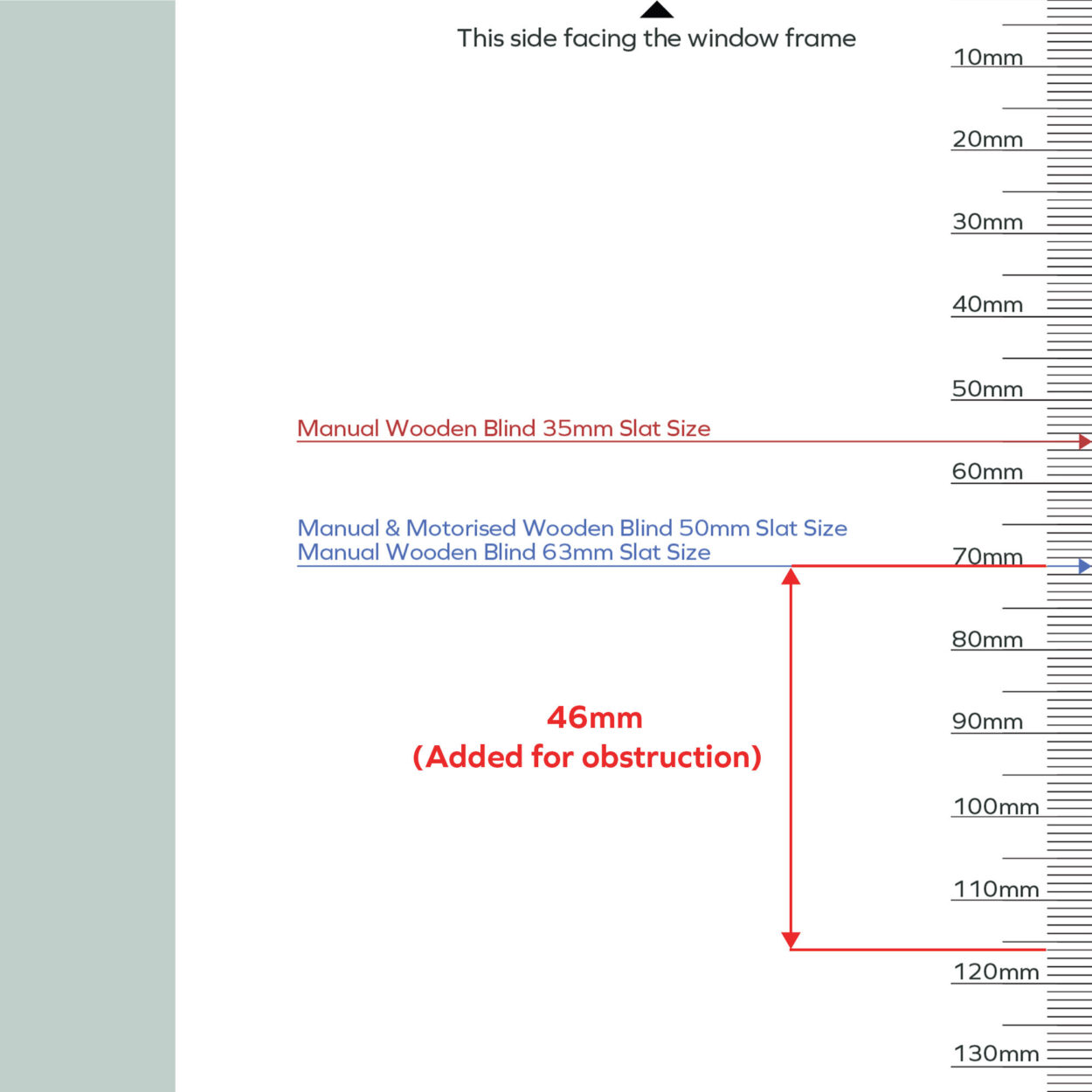 Measuring for Wooden Blinds - Motorised Blinds